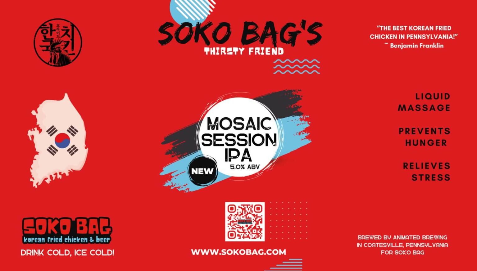 Soko Bag Beer Menu | Craft Brews & Korean Fried Chicken